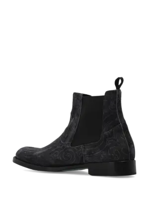 Etro Suede Chelsea Boots