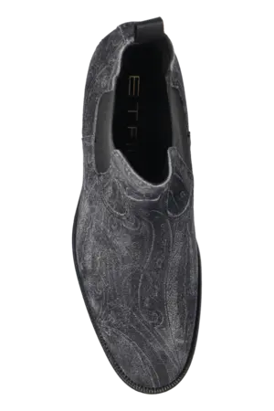 Etro Suede Chelsea Boots
