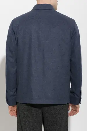 Etro Wool Jacket With Pockets