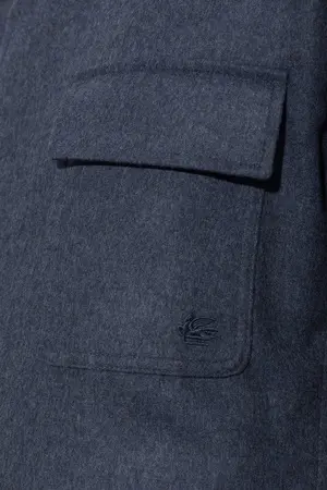 Etro Wool Jacket With Pockets