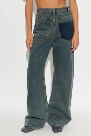 MAISON MARGIELA Asymmetrical Cut Jeans