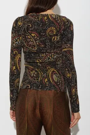 Etro Top With Metallic Thread