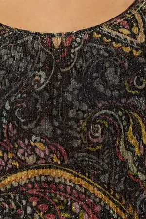Etro Top With Metallic Thread