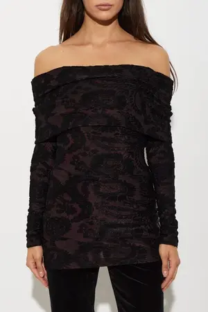 Etro Short Off-the-shoulder Dress