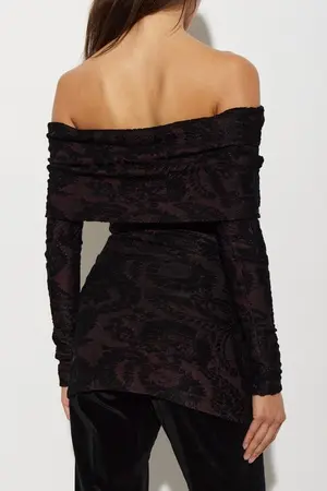 Etro Short Off-the-shoulder Dress
