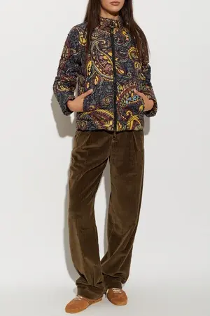 Etro Down Jacket With Stand-up Collar