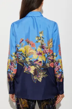 Etro Silk Shirt With Floral Motif