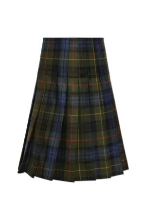 Etro Wool Skirt With Plaid Pattern - Multicolour