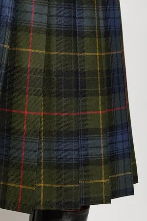 Etro Wool Skirt With Plaid Pattern