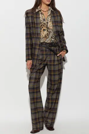 Etro Double-breasted Checked Blazer