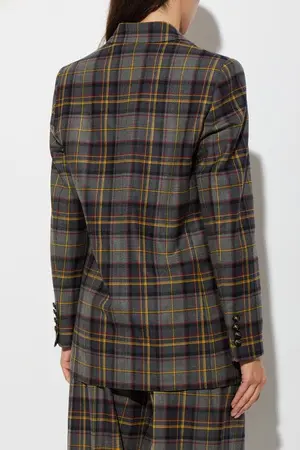 Etro Double-breasted Checked Blazer