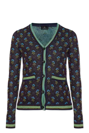 Etro Cardigan With Lurex Thread