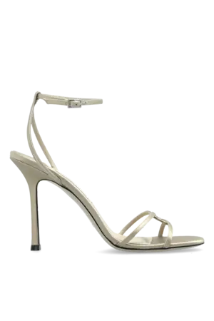 JIMMY CHOO Heeled Sandals ‘1998 Leo 100 - Gold
