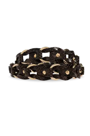 Isabel Marant Étoile Wide Chain Link Leather Belt