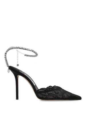 JIMMY CHOO Saeda 100’ High-heel Shoes - Black