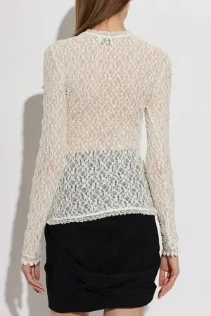Isabel Marant Étoile Lace Top 'brany