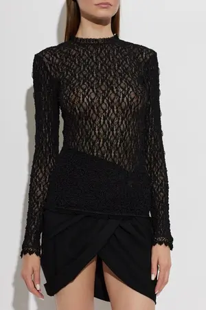 Isabel Marant Étoile Lace Top `brany