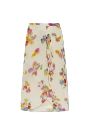 MARANT ETOILE Silk Skirt "vanille - Cream
