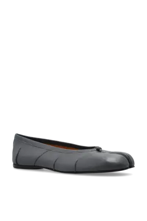 MAISON MARGIELA Leather Ballerinas With 'tabi' Cut-out