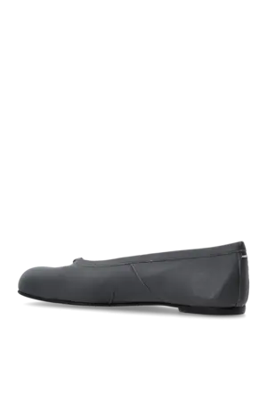 MAISON MARGIELA Leather Ballerinas With 'tabi' Cut-out