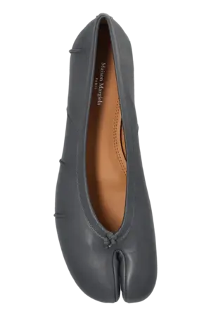 MAISON MARGIELA Leather Ballerinas With 'tabi' Cut-out