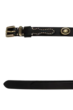 Etro Leather Belt With Appliqués