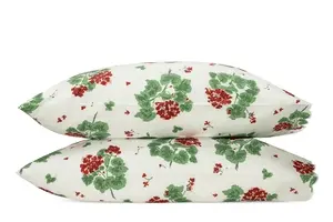 MATOUK Geranium Pillowcase - Scarlet