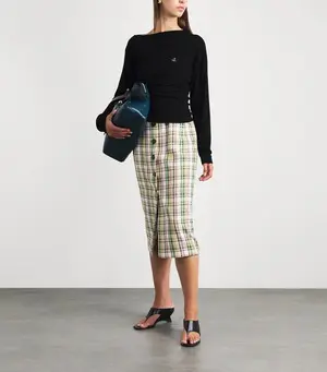 VIVIENNE WESTWOOD Ribbed Long-sleeve T-shirt With Embroidered Orb