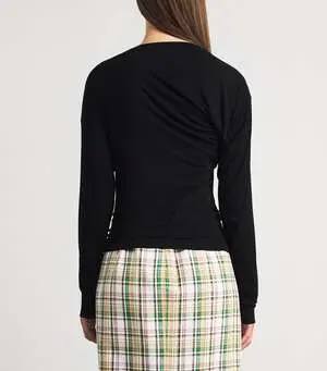 VIVIENNE WESTWOOD Ribbed Long-sleeve T-shirt With Embroidered Orb