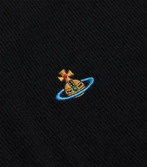 VIVIENNE WESTWOOD Ribbed Long-sleeve T-shirt With Embroidered Orb
