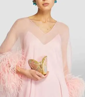 Judith Leiber Butterfly Serafina Clutch Bag