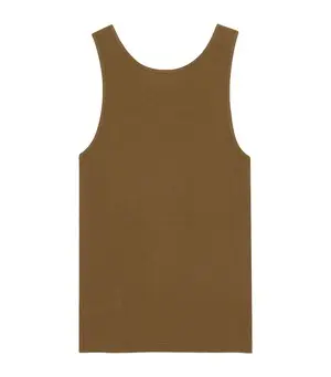 Saint Laurent Cotton Cassandre Tank Top