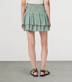ALLSAINTS Cotton Stripe Kali Mini Skirt