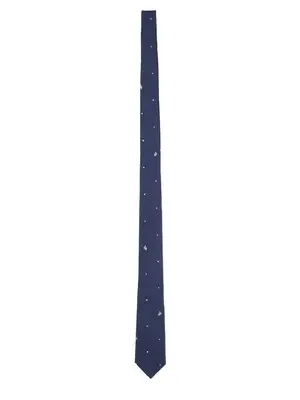 Paul Smith Cravatta In Seta - Blue
