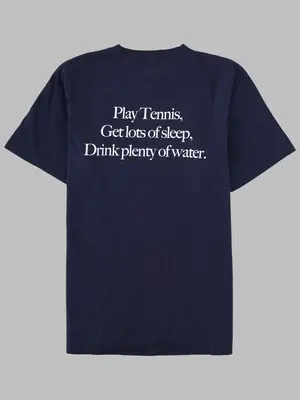 SPORTY & RICH Play Tennis" Graphic T-shirt