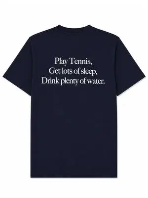 SPORTY & RICH Play Tennis" Graphic T-shirt