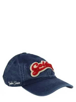 GOLDEN GOOSE Cappello Da Baseball Con Patch Logo