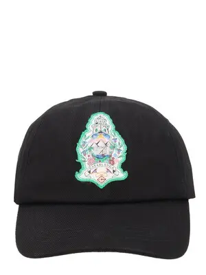 Casablanca Cappello Da Baseball Con Patch "hotel - Black