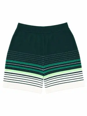 Casablanca Striped Bouclé Shorts