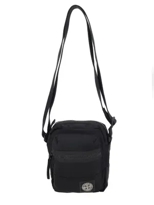 Stone Island Borsa A Tracolla In Nylon Metal