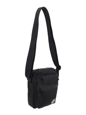 Stone Island Borsa A Tracolla In Nylon Metal