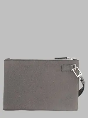TOM FORD Pouchette Minimal Sottile In Pelle Fiore Con Cinturino Da Polso