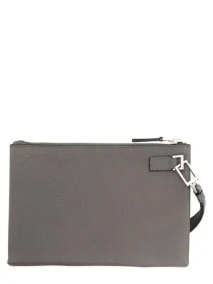 TOM FORD Pouchette Minimal Sottile In Pelle Fiore Con Cinturino Da Polso