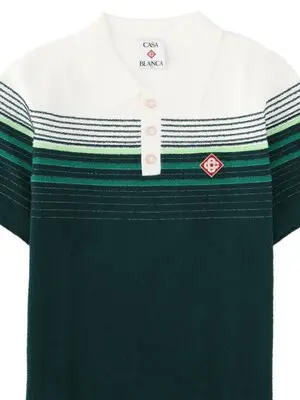 Casablanca Polo A Righe Boucl