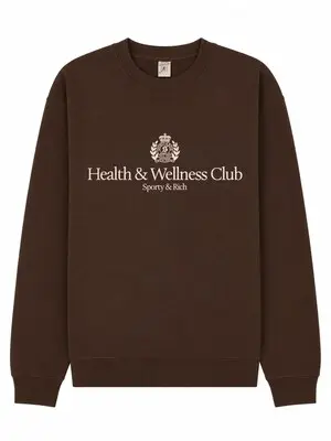 SPORTY & RICH Crewneck Sweatshirt With Logo