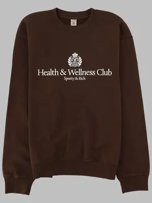 SPORTY & RICH Crewneck Sweatshirt With Logo
