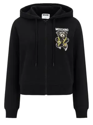 Moschino Teddy Bear Zip-up Hoodie