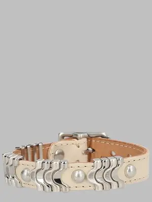 Our Legacy Wave Leather Bracelet