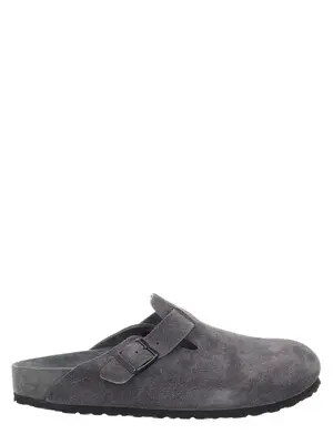 BIRKENSTOCK Sabot Boston In Suede - Grey