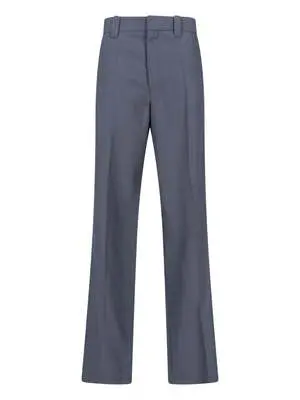 LEMAIRE Tailored Wool-blend Trousers - Grey